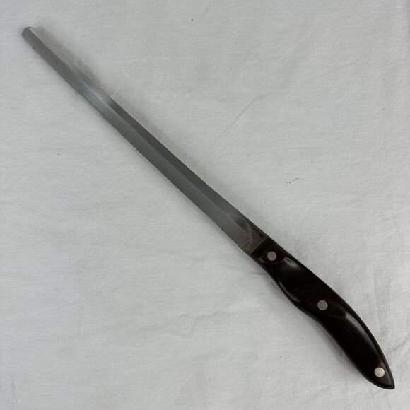 Cutco | Kitchen | Cutco Slicing Knife 24 Original Brown Patent No ...